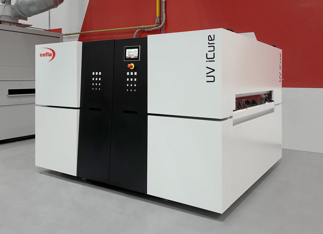 UV iCure forno polimerizzazione uv senza mercurio | Cefla Finishing