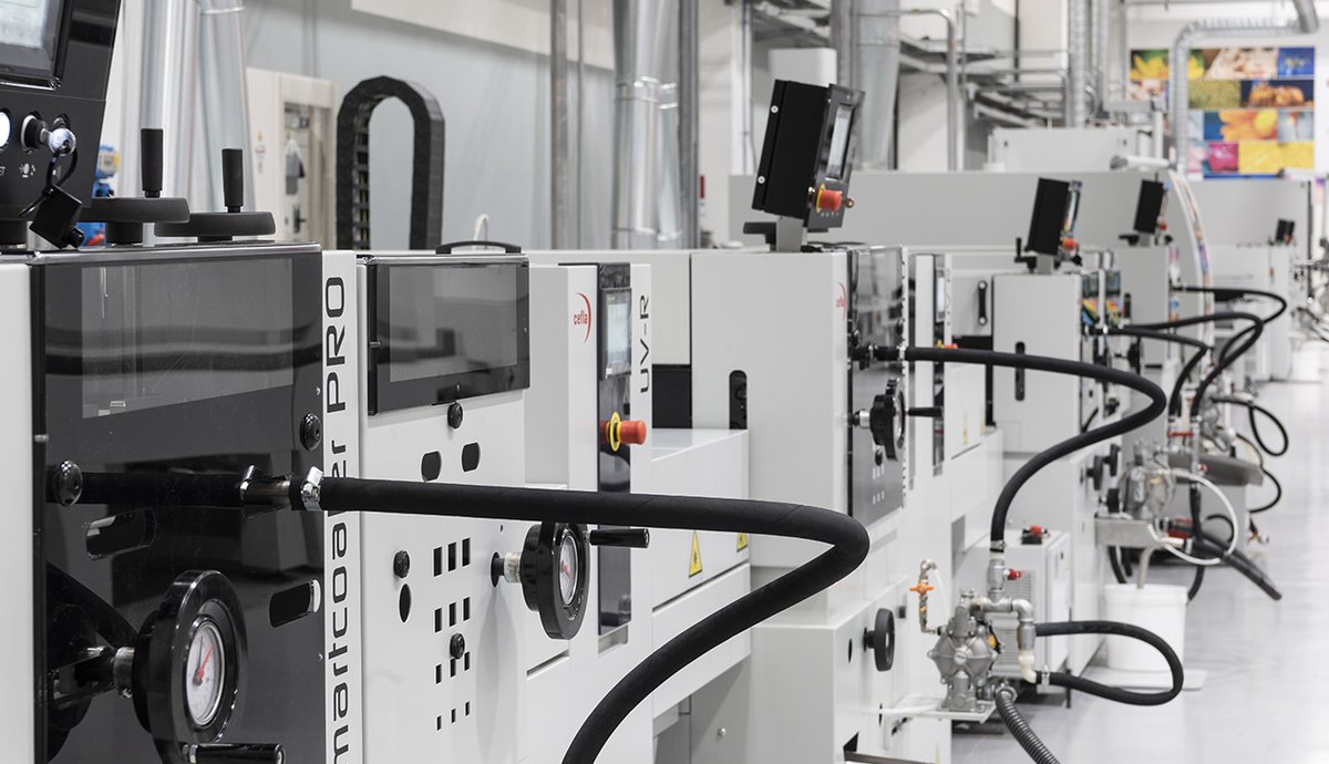 Automated systems and machines for roller coating | Cefla Finishing
