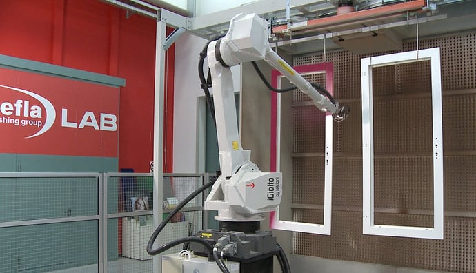 Spraying robots for maximum efficiency and minimum downtime
