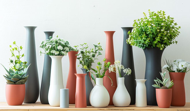 Transform your flower vases with spray coating